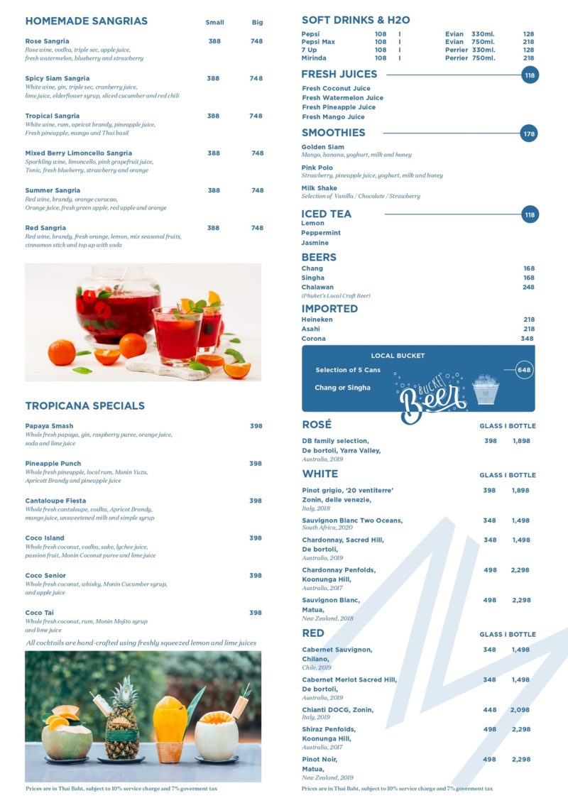 Beach Bar in Phuket | M Beach Club Phuket | Sip & Savour